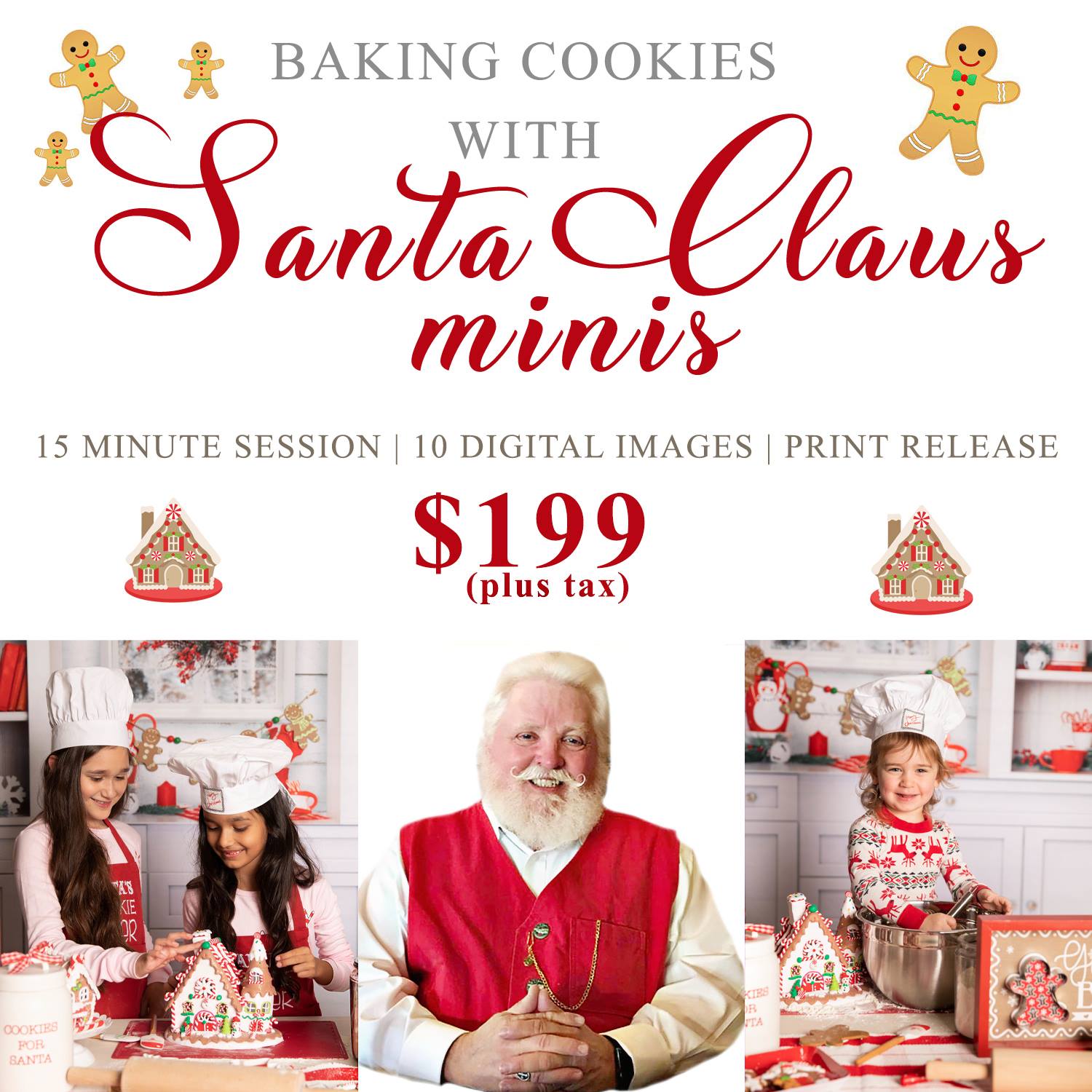 Baking With Santa | Jessica Cernat Photography